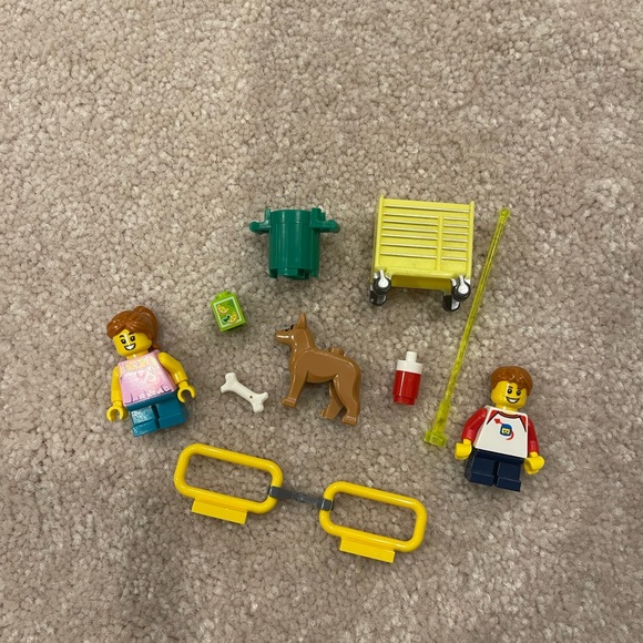 Lego | Toys | Lego Park Dog Girl Boy Gate City Figures Figurine Pieces ...